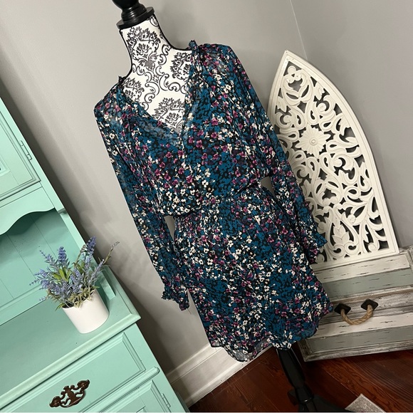 Socialite | Dresses | Socialite Boho Floral Fit And Flare Swing Dress ...